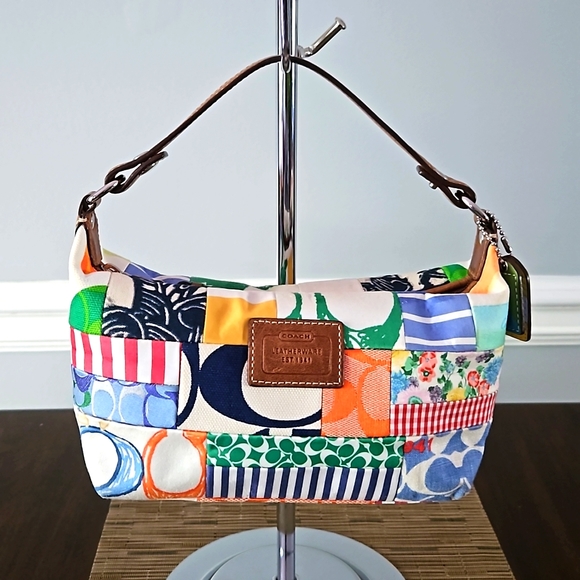 Coach | Bags | Coach Colorful Patchwork Handbag | Poshmark
